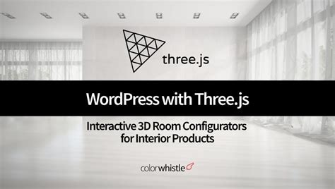 3d room configurator product visualizer on wordpress and threejs
