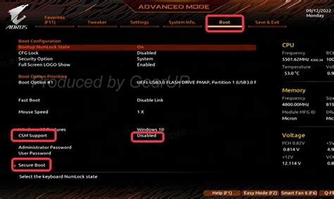 Gigabyte Motherboard Secure Boot Guide 01