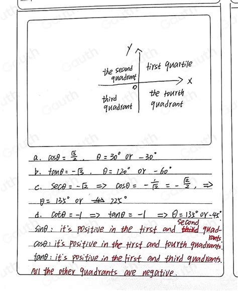 Solved Find two values of θ in the following cases a cos θ sqrt b tan θ sqrt