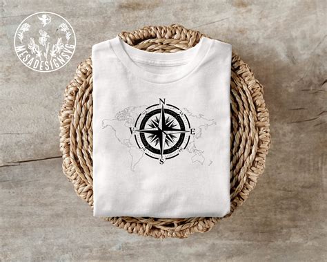 Nautical Compass Svg Files Compass Cut Files Nautical Compass Vector Files Compass Life Vector