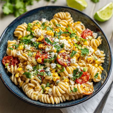 Mexican Street Corn Pasta Salad Recipe My Daily Cuisine
