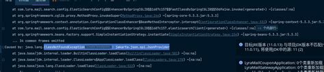 Elasticsearch Java Client 整合spring Boot 抛出classnotfoundexception Jakartajsonspijsonprovider