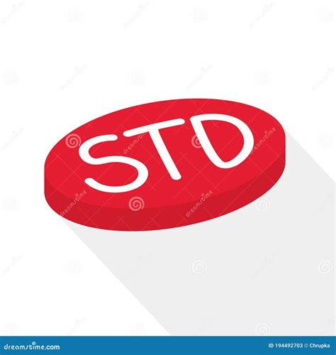 STD Sexually Transmitted Diseases Concept Stock Vector Illustration Of Medical Acronym