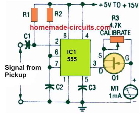 Non Contact Tachometer Circuit Diagram
