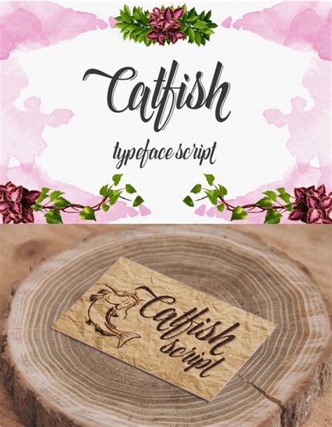 Download Catfish Line Script Font Fontsme Com