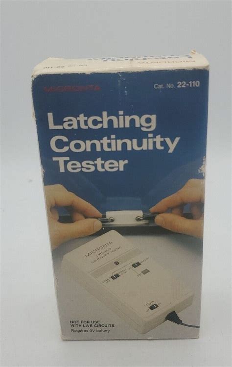 Nos Vintage Radio Shack Micronta Latching Continuity Tester 22110 Box And Manual Values Mavin Nos Vintage Radio Shack Micronta Latching Continuity Tester 22110 Box And Manual Values Mavin