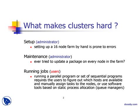 openmosix a load balancing solution for linux clusters slides