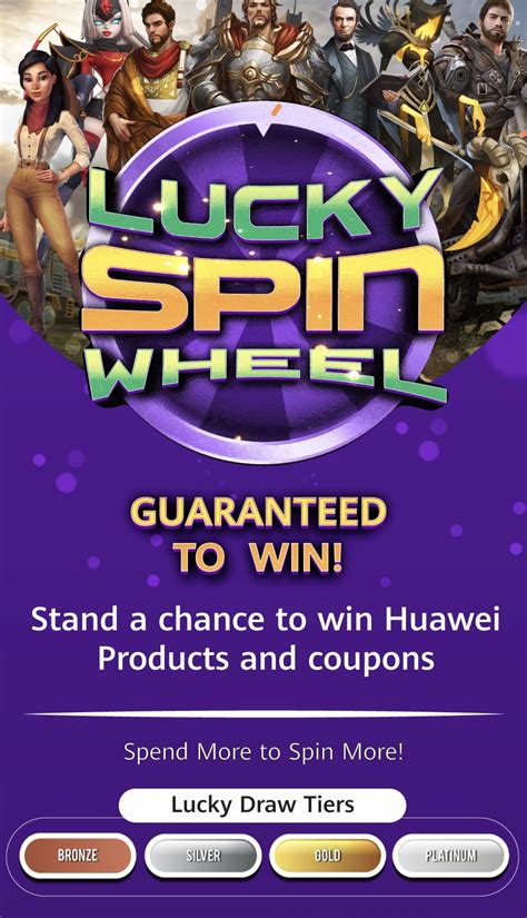 lucky spin wheel appgallery huawei community