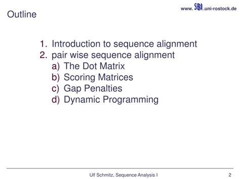 Ppt Bioinformatics Sequence Analysis I Powerpoint Presentation Free