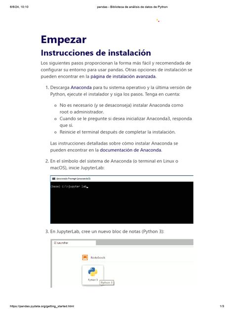 Pandas Biblioteca De Análisis De Datos De Python Pdf Ingeniería Pandas Biblioteca De Análisis De Datos De Python Pdf Ingeniería