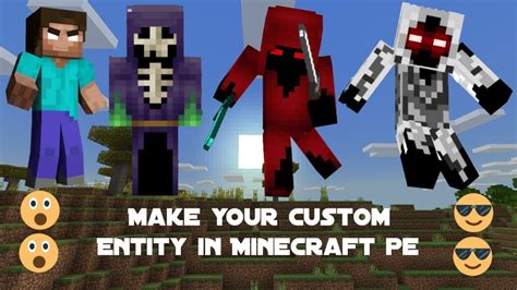 How To Make A Custom Entity In Minecraft Pe For Free Make Entity Like A Pro YouTube