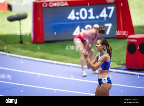 Joselyn Brea Participating In The 1500 Meters At The Paris 2024 Olympic