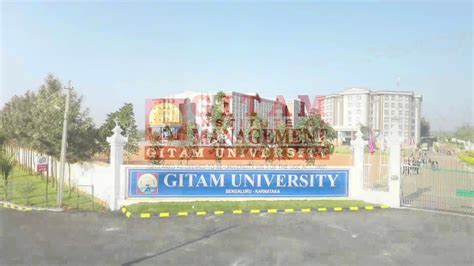 Gitam University Bengaluru Campus Youtube