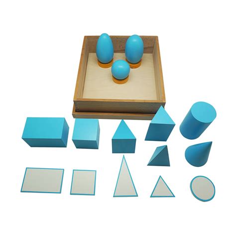 Geometrical Solids Montessori Materials Learning Toys And Furniture India