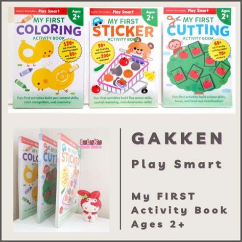 Promo Ori Gakken Workbook Workbooks Play Smart My First Activity Book 2