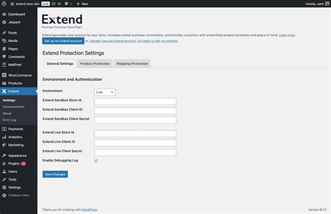 Extend Protection For Woocommerce Wordpress Plugin