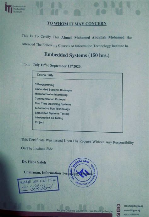 Ahmed Almohamdy On Linkedin Embeddedsystems Iti Cprogramming Microcontrollers