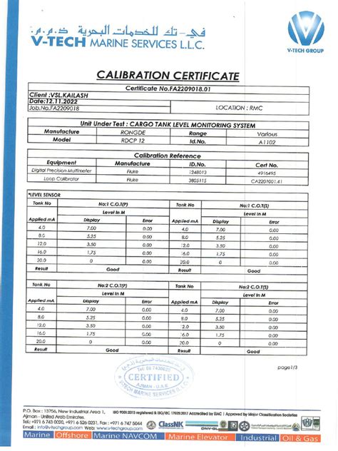 52 Cargo Tank Level Monitoring Syatem Pdf