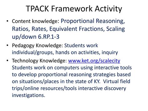 PPT TPACK Framework Activity PowerPoint Presentation Free Download ID 4667640