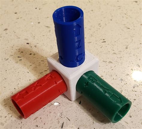 Coordinate System Training Cube For Cnc Machining Etsy