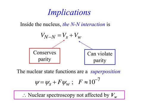 Ppt Parity Conservation In The Weak Beta Decay Interaction