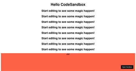Use Intersection Observer Codesandbox