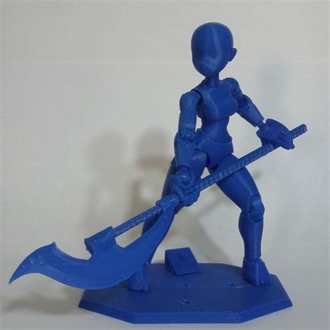 3d File Female Chibi Base Mesh ♀️ ・3d Printing Model To Download・cults