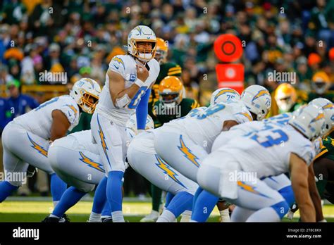Green Bay Wisconsin Usa 19th Nov 2023 Los Angeles Chargers