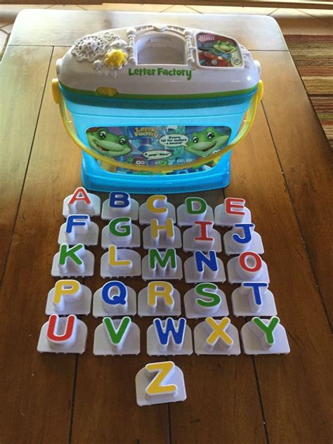Leapfrog Letter Factory Phonics Set Bucket Alphabet 26 Letters Complete