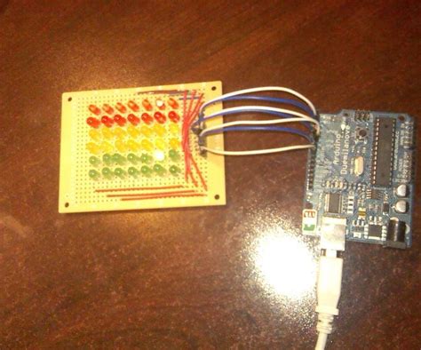 Spectrometerled Array Using Charlieplexed Leds 6 Steps Instructables