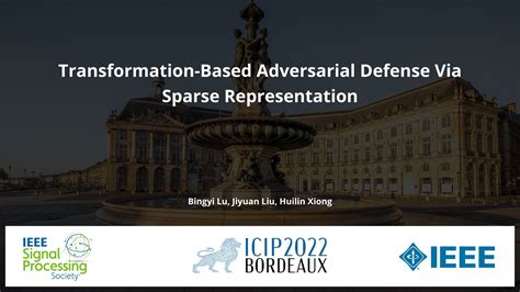 Transformation Based Adversarial Defense Via Sparse Representation