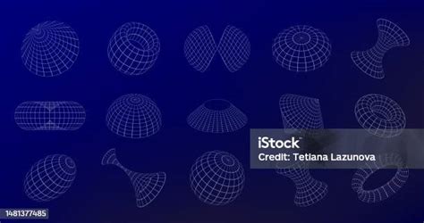 2303m10i015n002sc152133161659 와이어프레임 기하학적 쉐이프 그리드 복고풍 미래 모양은 깊이와 차원감으로