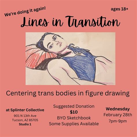 Lines In Transition A Trans Queer Figure Drawing Class Splinter Collective