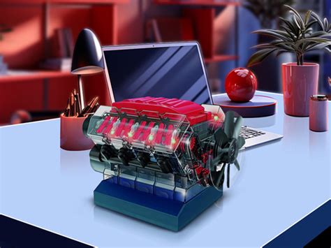 Mua Playz V8 Combustion Engine Model Kit That Runs Build Your Own STEM Mini V8 Model Engine