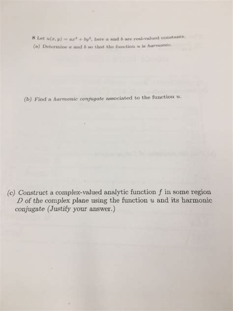 Solved Let U X Y Ax 3 By 3 Here A And B Are Chegg Com