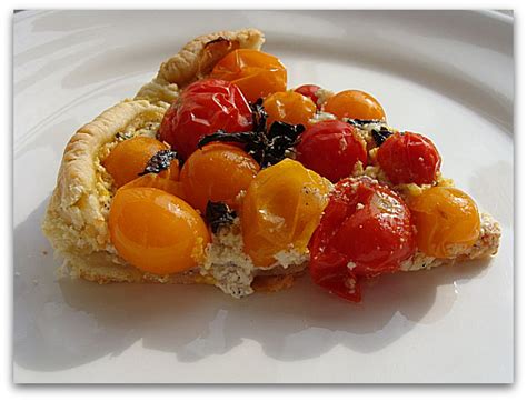 Cherry Tomato Ricotta Tart