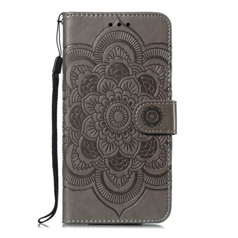 Xiaomi Redmi Note Étui folio avec lanière mandala