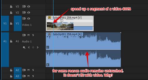 Premiere How To Speed Up Slow Down Audio Along With Video Video Production Stack Exchange