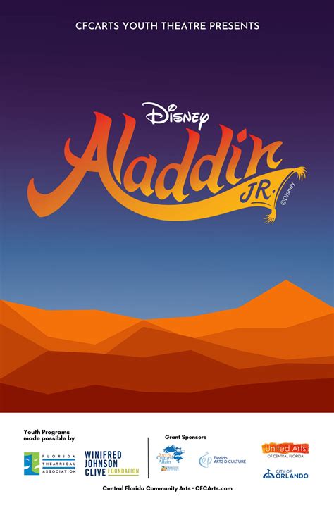 Disneys Aladdin Jr Cfcarts