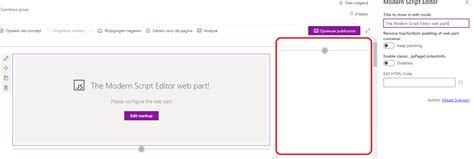 Unable To Configure The Script Editor Webpart Configuration Is Blank · Issue 1972 · Pnpsp