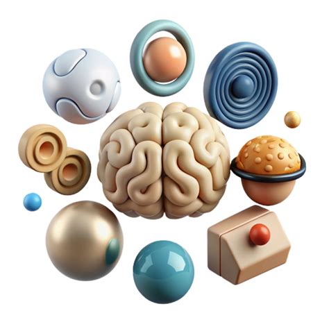 Cognitive Science Icons Set Abstract Shapes Cutout 57553098 Png