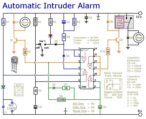 Security Alarm System Schematic Diagram Security Alarm System Schematic Diagram