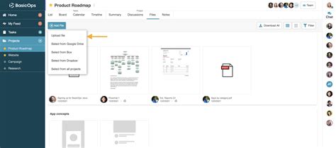Adding Files To A Project Basicops Help Center