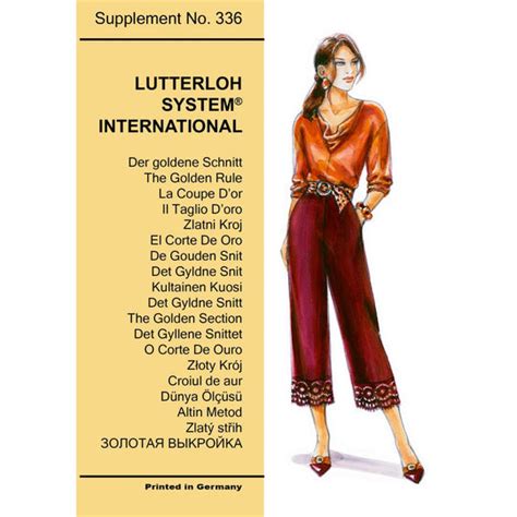 Lutterloh Pattern Making System Bundle With Ruler Guthrie And Ghani