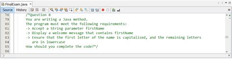 Beginning Java Final Exam And Final Project Samples