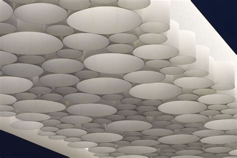 Modern White Circle Ceiling Design