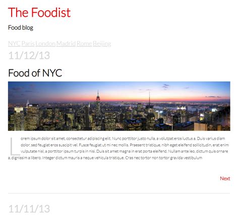 Github Peter Av Huynh Foodist Create A Sample Blog Website