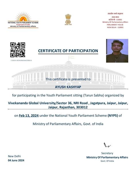 Ayush Kashyap On Linkedin Youthparliament Empowerment Leadership