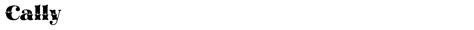 Cally Font Webfont And Desktop Myfonts