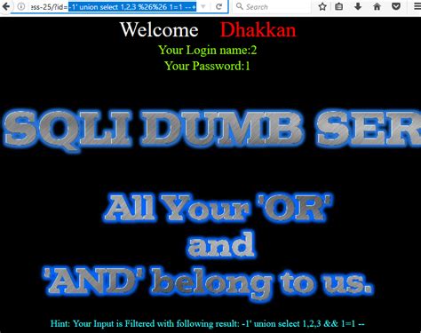 How To Bypass Sql Injection Filter Manually